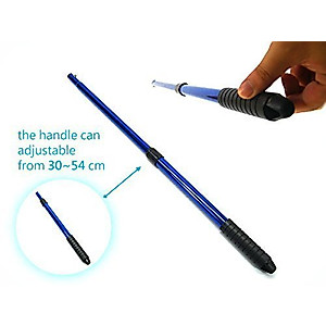 14"x 9" Koi Adjustable Fish NET Handle 30~54cm Aluminum Fishing Pond Aquarium