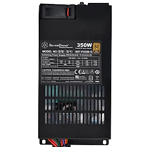SilverStone Technology SST-FX350-G Flex ATX 1U 350 Watt 80 Plus Gold Power Supply with Fixed Cables