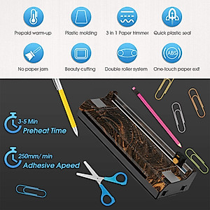 13 Inch laminator Machine 11x17 ,BARIHO 7 in 1 A3/A4/A6 Laminator Machine, Thermal Laminating Machine,Home Office School Use with 50 Pouches Laminator Machine