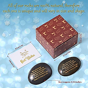 Stocking Stuffers, Stocking Stuffers for Men, Women, Christmas Stocking Stuffers, Stocking Stuffers in Your Sock, Ideas, Engraved Rock with Christmas Blessing.