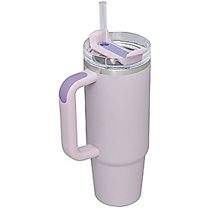 Stanley Quencher H2.0 FlowState Stainless Steel Vacuum Insulated Tumbler with Lid and Straw for Water, Iced Tea or Coffee, Smoothie and More, Orchid, 30 oz