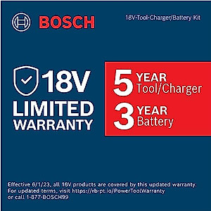 BOSCH GBH18V-26DK15 18V EC Brushless SDS-plus® Bulldog™ 1 In. Rotary Hammer Kit with (1) CORE18V® 4 Ah Advanced Power Battery