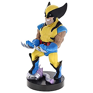 Exquisite Gaming: Marvel Wolverine and Venom - Original Mobile Phone & Gaming Controller Holders, Device Stands, Cable Guys, Licensed Figures