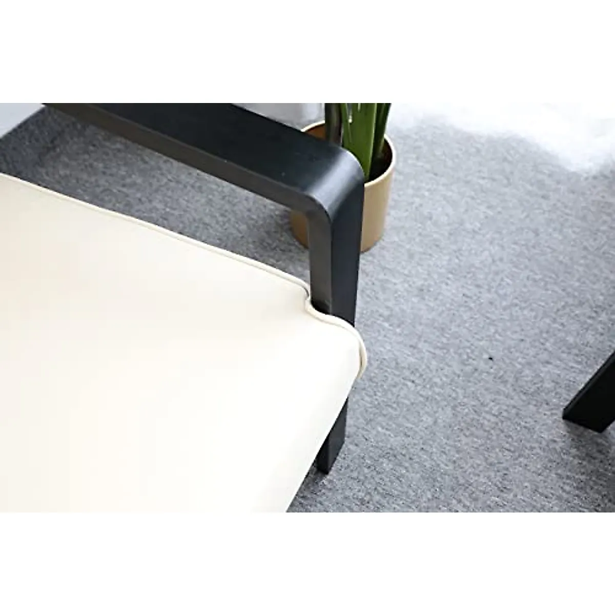 Double Armchair, Modern Design Outdoor Patio Furniture with Cushions in Stripe,Aluminum Fram, Backyard Porch Poolside Lawn with Coffee Table(Beige)