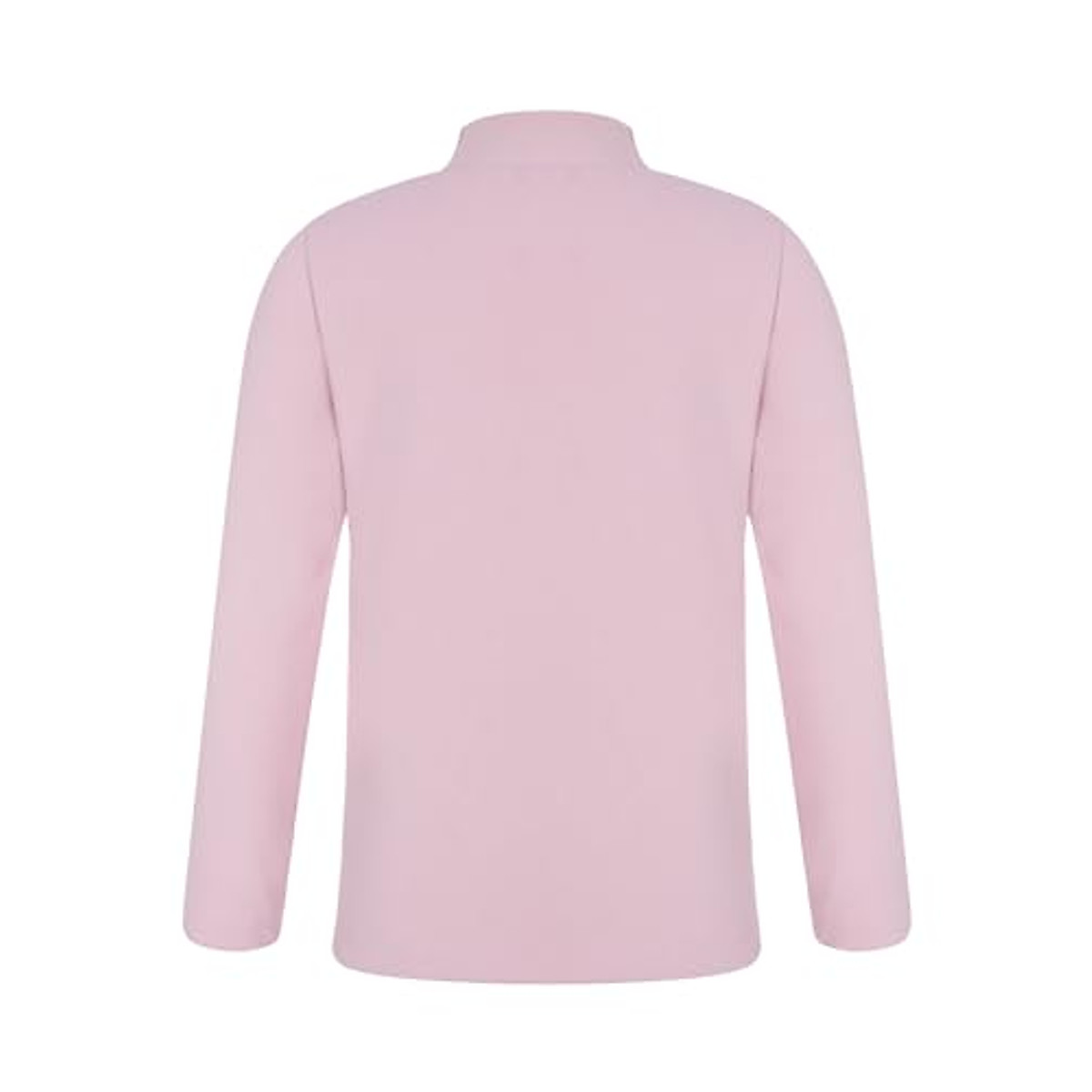 Xnihocha Kids Boys Girls Turtleneck Long Sleeve T-Shirt Printed Thermal Underwear Tops Tee Undershirt Pink 9-10 Years