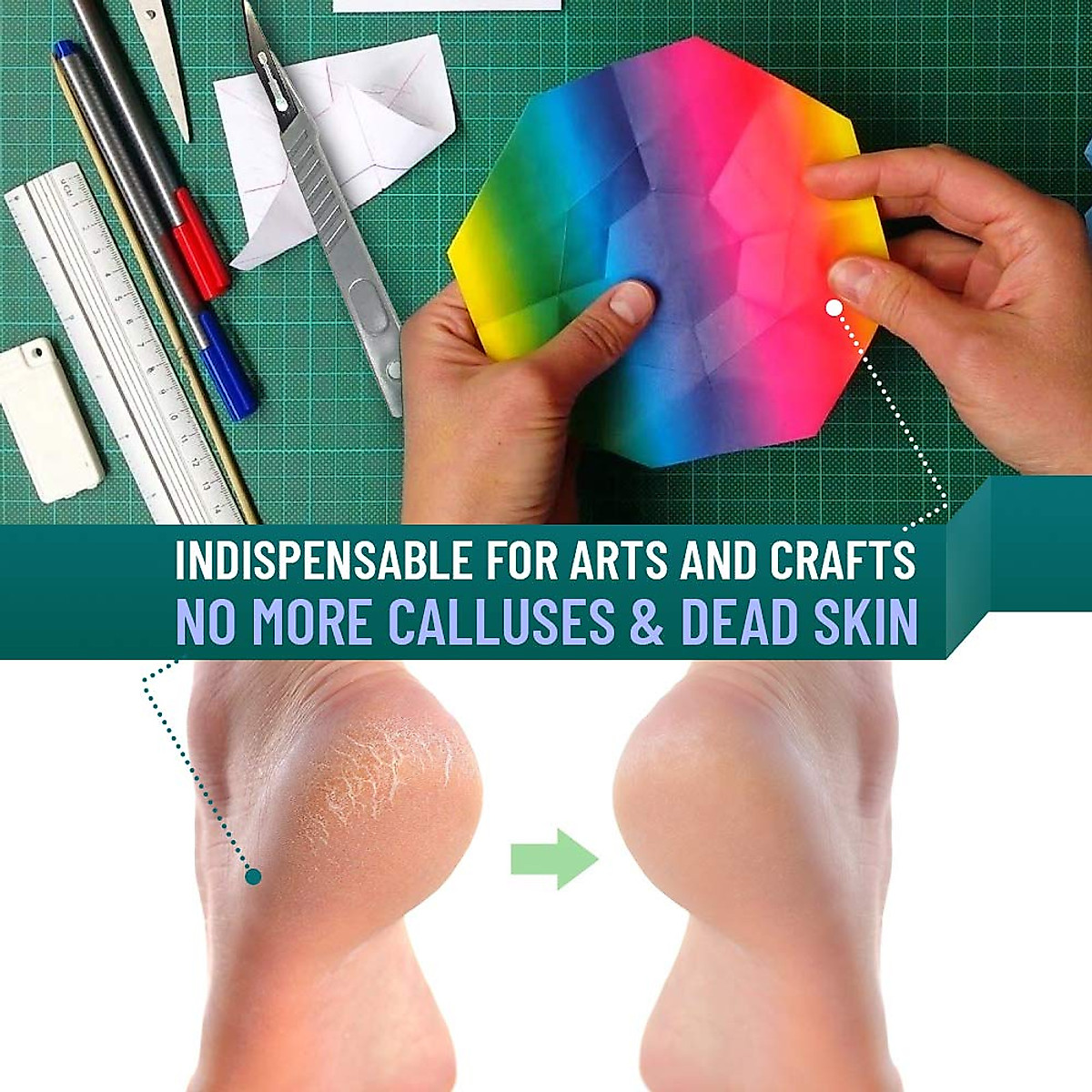 MedHelp Disposable Scalpel 11 Disposable Dermaplaning Blades with Plastic Handle, High Carbon Steel Dermablade Surgical Blades. Individually Wrapped 11 Blade, Sterile - Box of 10