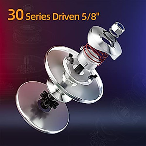 212cc Torque Converter Go Kart Clutch 3/4 inch 10T 40/41 & 12T 35 Chain Predator Drive Belt Pulley Replace for Manco Comet TAV2 Mini Bike - 30 Series