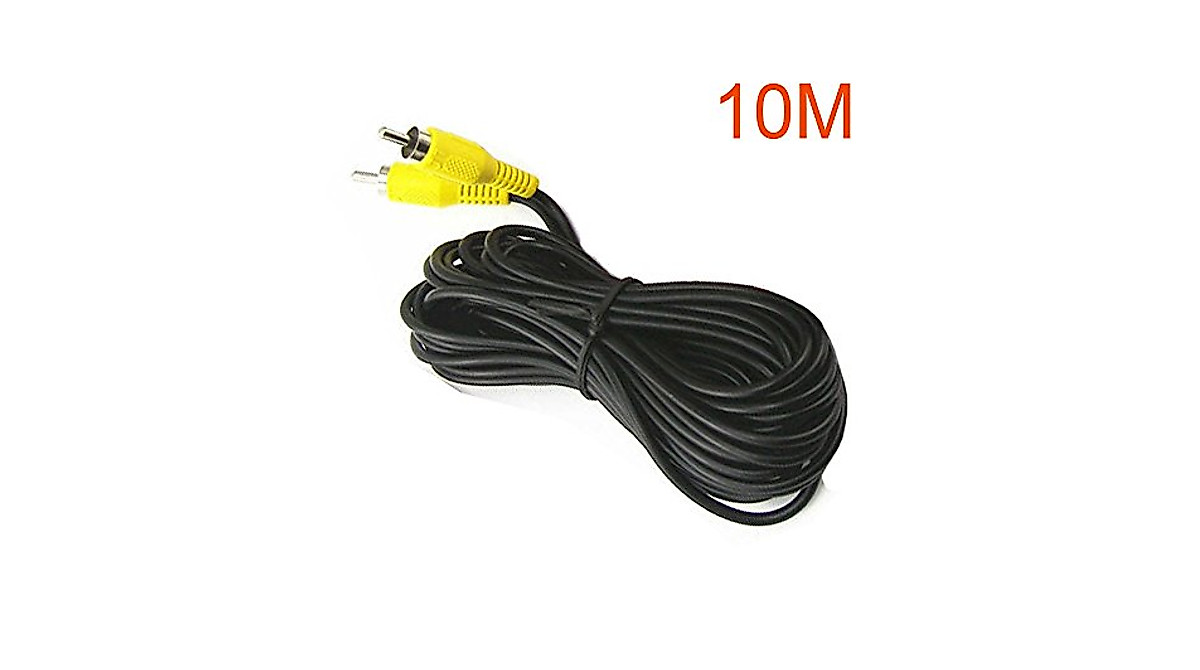30FT Long AV RCA Extension Cable for Trucks and Buses