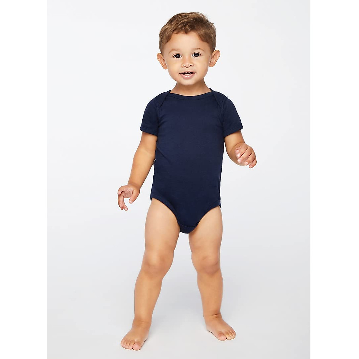 Rabbit Skins Infant Fine Cotton Jersey Lap-Shoulder Bodysuit - Turquoise - 12M