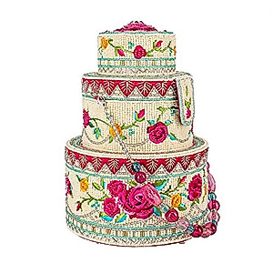 Mary Frances Womens Mary Frances Icing on the Cake Top Handle handbag, Multi, One Size US