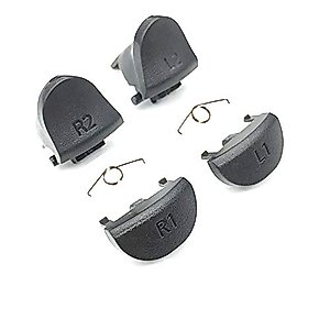 NSLikey R2 R1 L2 L1 Replacement Trigger Buttons + Springs for PS4 Pro Controller JDM-040