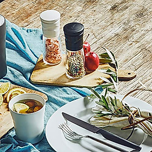 Kyocera Salt and Pepper Mill with Adjustable Advanced Ceramic Grinding mechanism, Grinder for all Spices and Herbs-Colors Vary