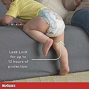 HUGGIES Little Movers Slip On Diaper Pants, Size 5 (Pack of 128)