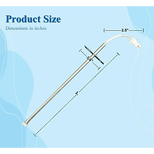 Whirlpool W10833885, W10586204 Replacement Range Oven Temperature Sensor 12 Month Warranty