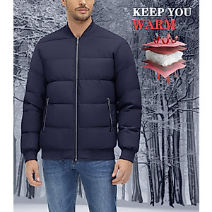 MAGNIVIT Mens Windbreaker Athletic Jacket Bomber Jackets Camping Outdoor Fall Jacket Oversize Jacket Mens Winter Jackets