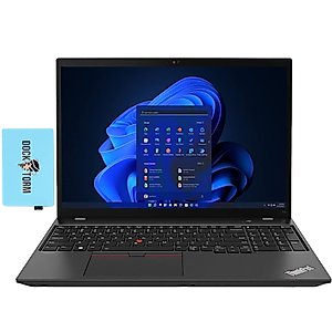 Lenovo Thinkpad T16 Gen 1 16.0" WUXGA IPS Laptop (Intel i5-1235U 10-Core, 16GB RAM, 1TB PCIe SSD, Intel UHD, Backlit KYB, FP, 2 Thunderbolt 4, Killer WiFi6E, BT 5.3, Win 11 Pro) w/Dockztorm Hub
