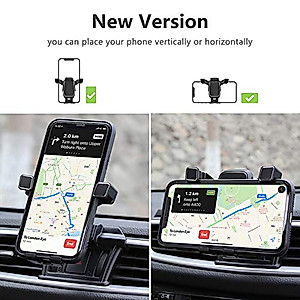 AYADA Phone Holder Compatible with Nissan Rogue, Phone Holder Phone Mount Upgrade Design Gravity Auto Lock Stable Easy to Install Rogue Accessories Sport S SV SL 2014 2015 2016 2017 2018 2019 2020