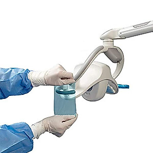 Barrier Film with Dispenser Box, Blue Tape Disposable Protective PE Film Barrier for Dental and Tattoo, 4 inches x 6 inches 1200 Sheets