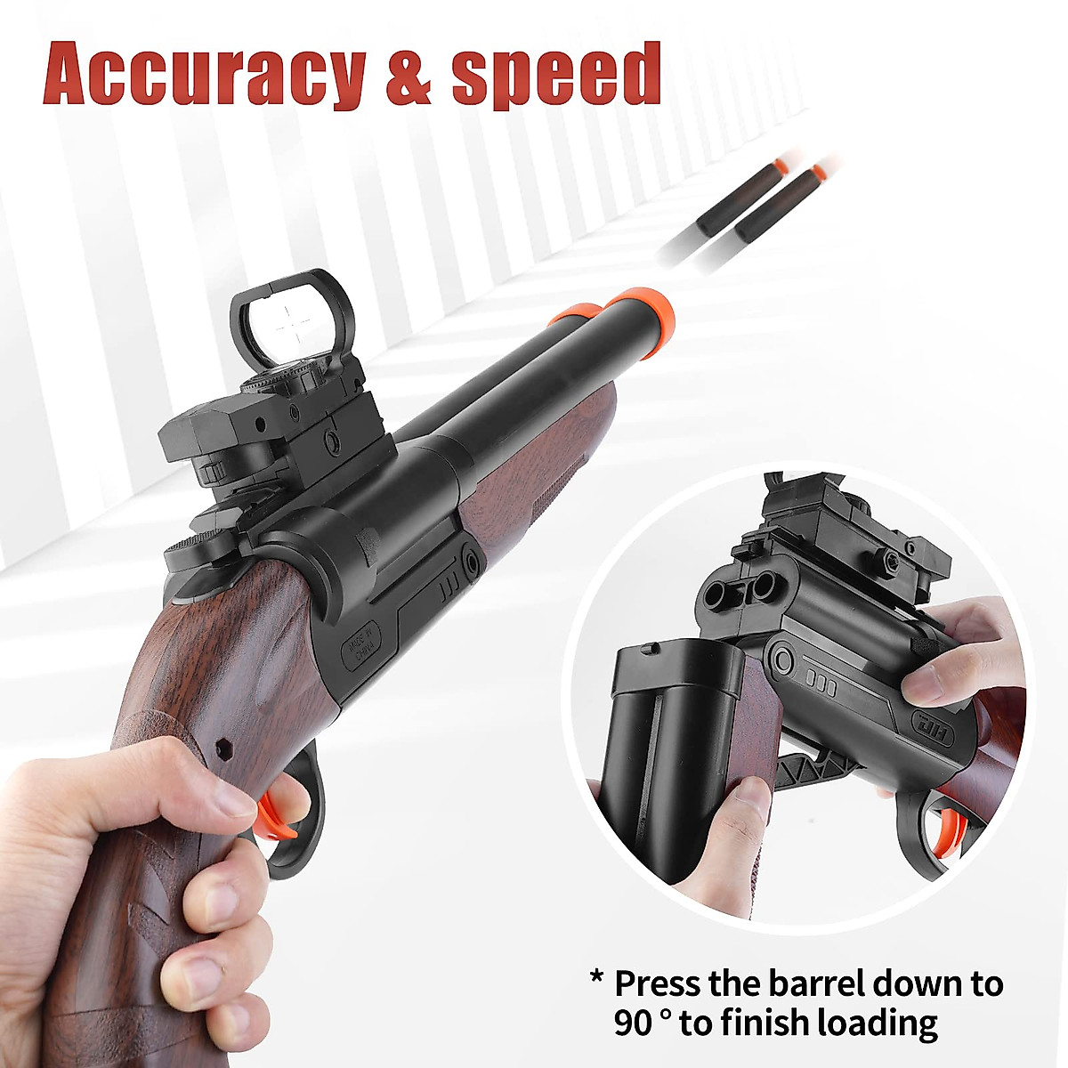 Eaciilee Toy Gun Soft Bullet Educational Model Shooting Games for 6+ Boys Toy Gun Soft Bullet Educational Mode