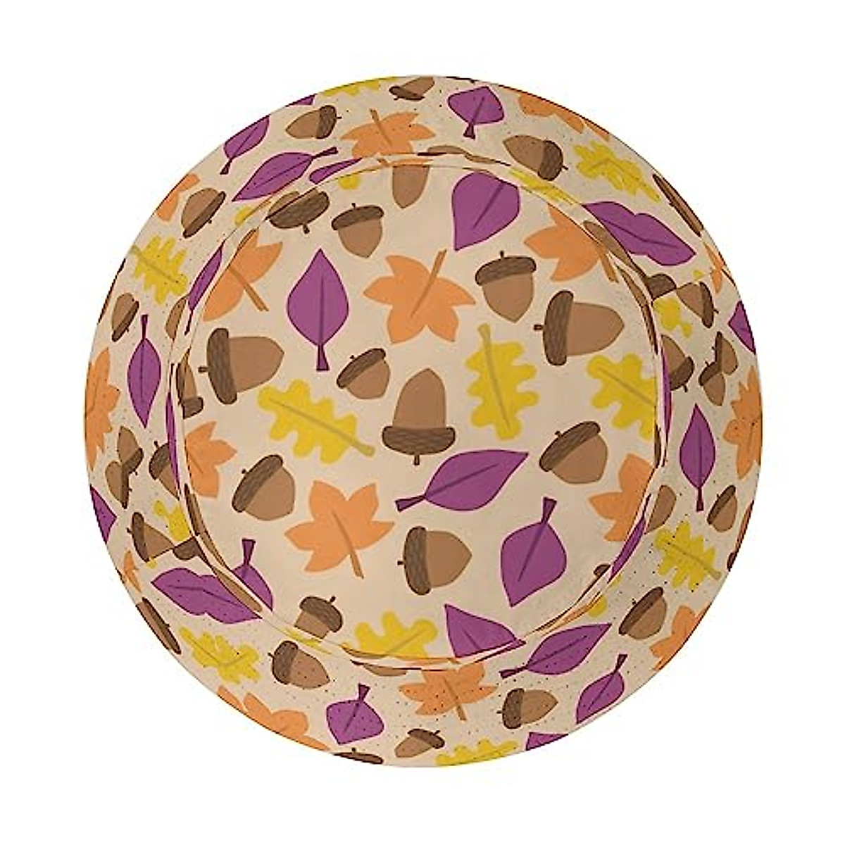 Fishing Hats Acorn Maple Leaves Packable Summer Travel Beach Sun Hat Outdoor Summer Travel Hiking Thanksgiving Or Halloween