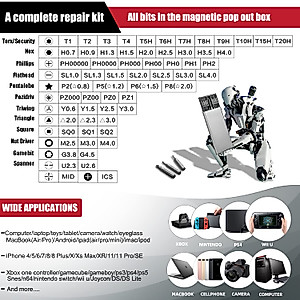 Electronics Screwdriver kit,Computer Repair Tool Kit,ps5 Ps4 tool kit,LOFIXO Small Screwdriver Set with case