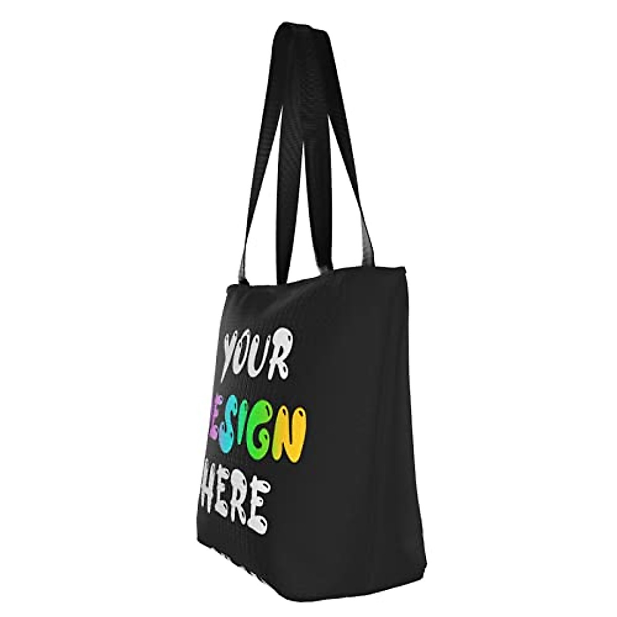 Custom Tote Bag Personalized Shoulder Bags Design Photo Text Custom Handbag For Women Teacher For Travel Shopping Personalized Gifts