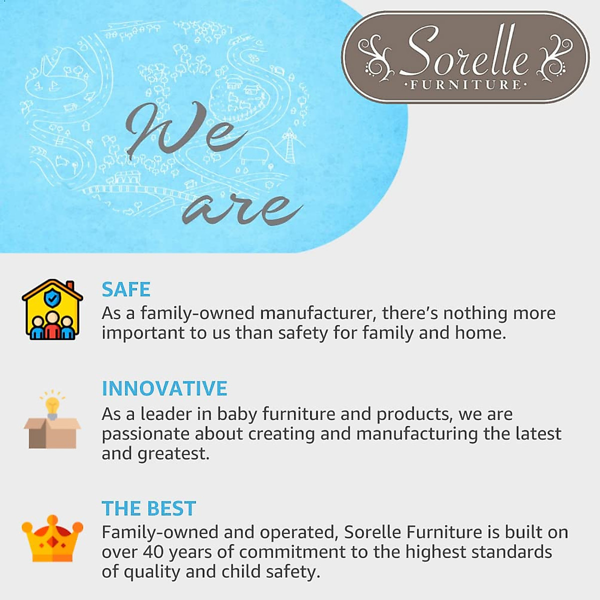 Sorelle Furniture Providence Baby Nightstand–Nightstand for Nursery,Kids Bedroom Furniture,BabyNightstand with Drawers,Storage for Child’s Room with Drawers,Nursery Furniture for Infant-Heritage Fog