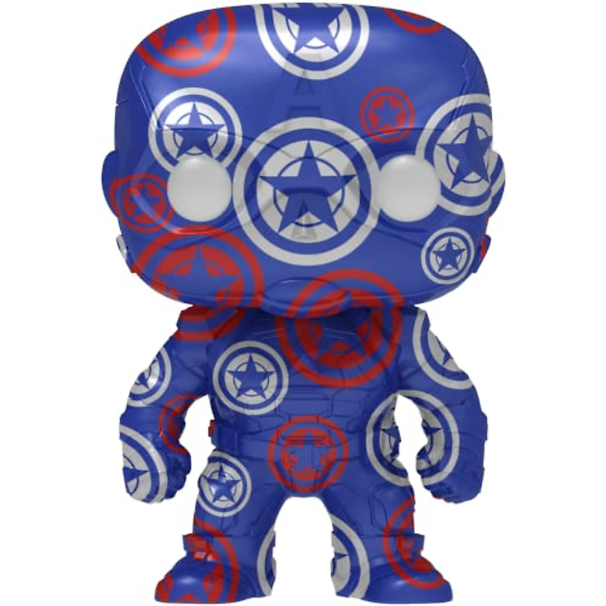 Captain america Marvel Patriotic Age (Art Series) - Pop! & Tee Men's Funko Pop! Standard M