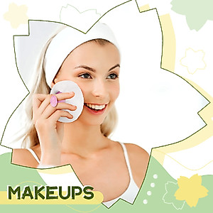 Zopeal Powder Case Puff Kit Powder Puff Case for Body Cosmetic Container Dusting Soft for Baby and Women Travel Home Face Body Box(8 Pcs)