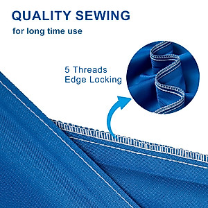 PAWFINITY Pet Laundry Bag, Pet Washing Bag for Guinea Pig Liner, Dog Bed, Pet Fleece & Blanket, Stop Pets Hair Clogging Washing Machine, Pet Laundry Helper - 30"×34", Blue