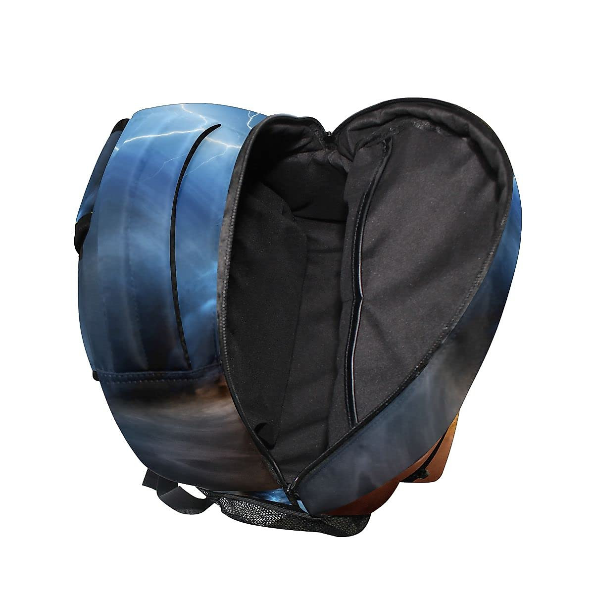 Glaphy Tornado Colorful Backpack School Book Bag Lightweight Laptop Backpack for Boys Girls Kids