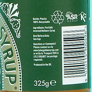 Lyle's Golden Syrup, 11 Oz Bottles, (2 Pack)