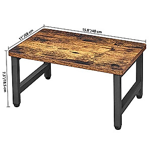 HOMCENES Step Stool for Kids, Wooden Step Stool, Kids Potty Training Stool, Easy to Move, Solid Portable Wooden Bedside Step Stool, Bed Steps for High Beds, One Step Foot Stool for Kitchen, Adults