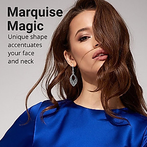 Shop LC 925 Sterling Silver Dangle Earrings - Celtic Dangling Earrings for Women - Filigree Drop Earrings Costume Jewelry for Women Birthday Gifts for Women