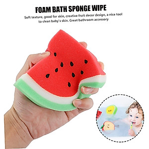 4pcs Bath Bath Rinser Sponge Bath Sponge Shower Puff Bath Sponge Fruit Bath Shower Sponge Cartoon Bath Sponge Scrubber Sponge Pu Sponge Material Spa