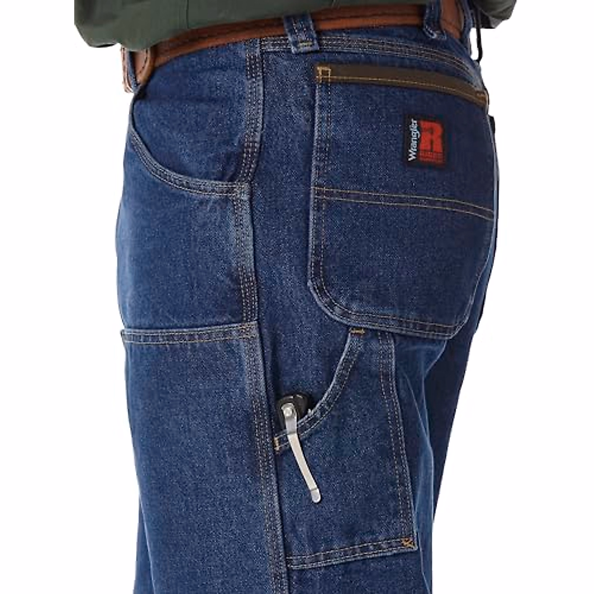 Wrangler Riggs Workwear Men's Big & Tall Utility Jean,Antique Indigo,46W x 34L