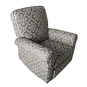 JC Home BT-R8389A30 Recliner, Gray and White