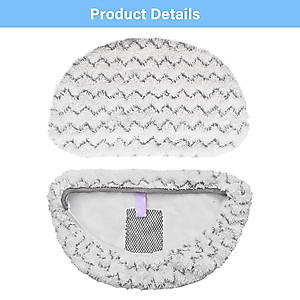12 Pack 1940 Steam Mop Replacement Pads for Bissell Powerfresh Steam Mop 1940 1440 1806 1544 2075 2685A 2814 Series, Model 19402 19404 19408 19409 1940A 1940F 1940Q 1940T 1940W B0006 B0017 2075A 15441