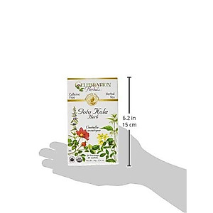 CELEBRATION HERBALS Gotu Kola Tea Organic 24 Bag, 0.02 Pound