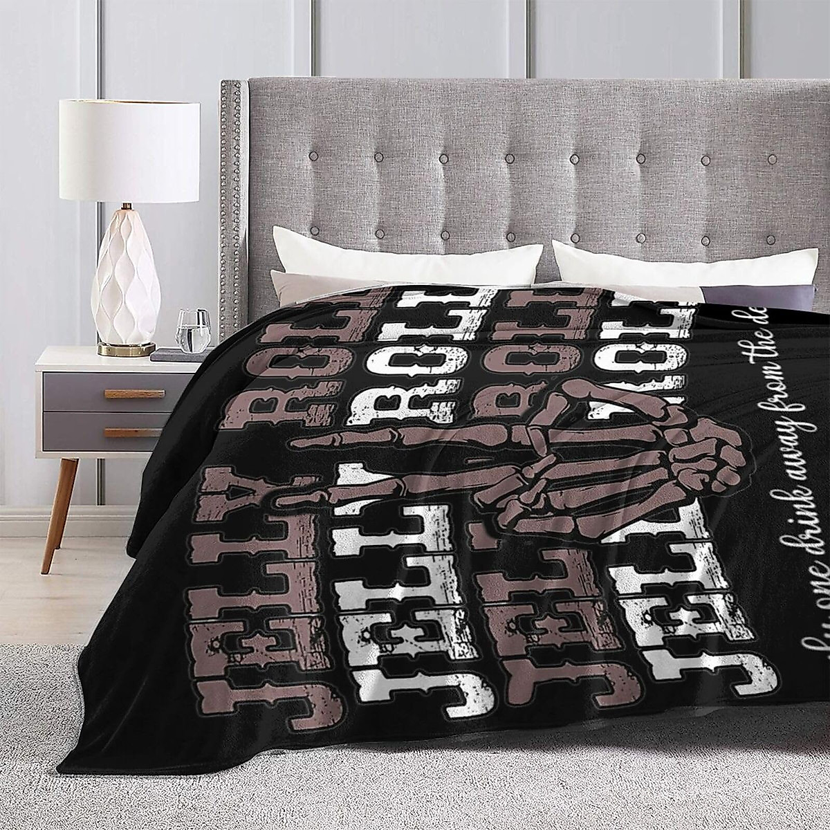 Jellys Music Rolls Blanket Flannel Fleece Blanket Ultra Soft Lightweight Throw Blanket for Bed Couch Living Room 60"x50"