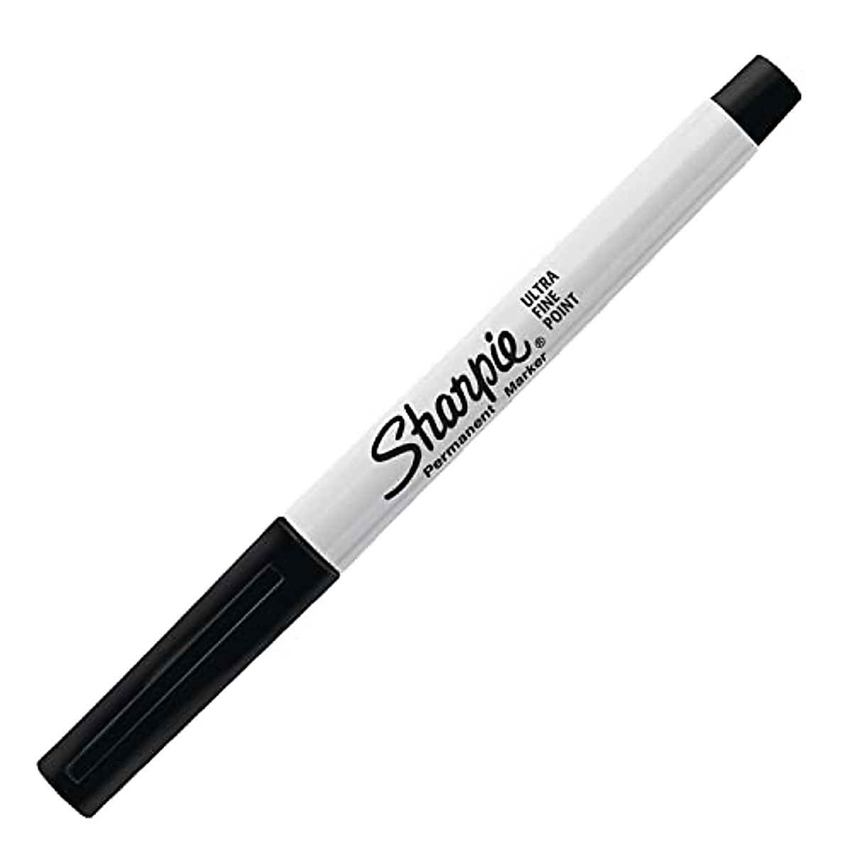 Sharpie Permanent Markers, Ultra-Fine Tip - Black, Pack of 2