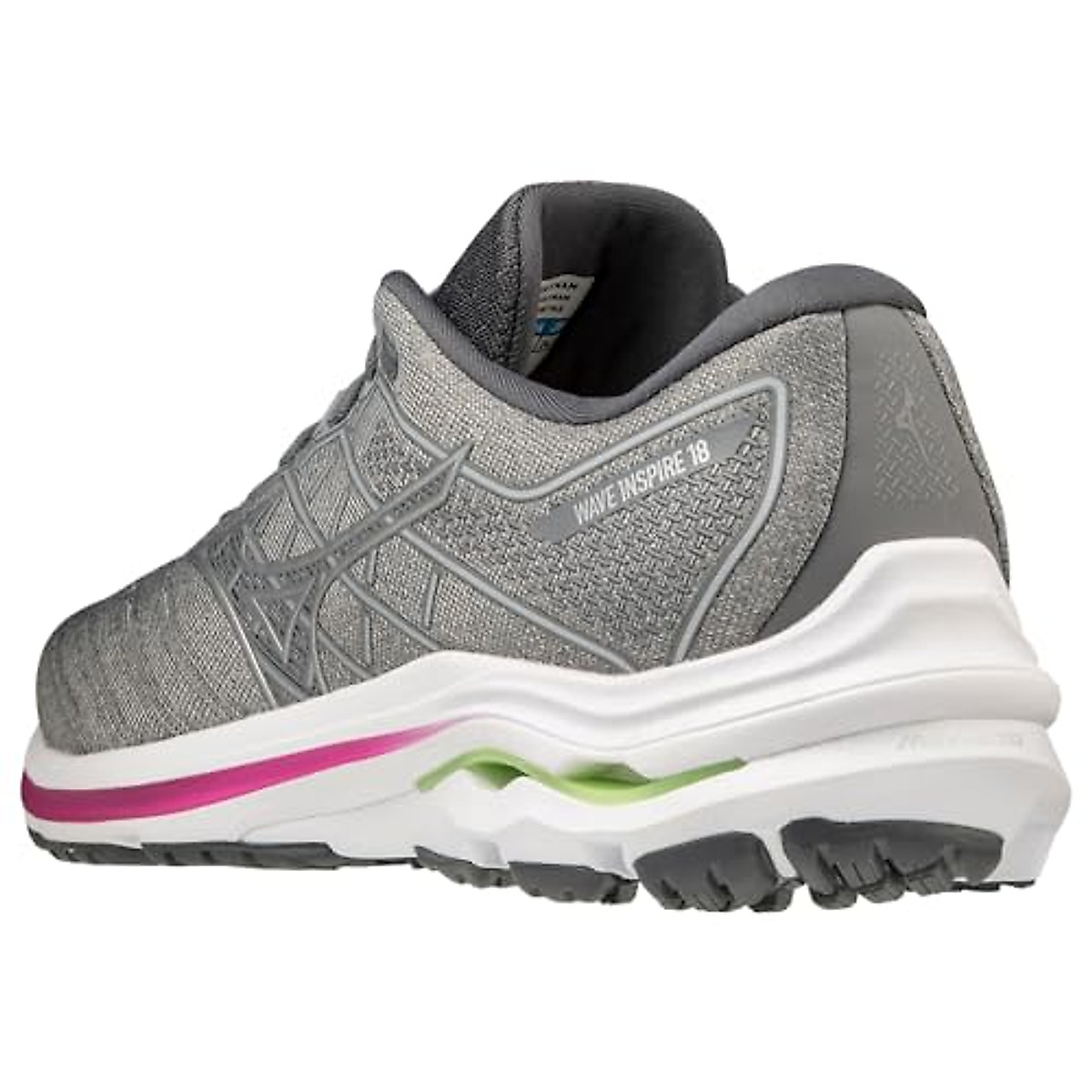 Mizuno womens Wave Inspire 18 Running Shoe, Ultimate Grey-silver, 9 Wide US