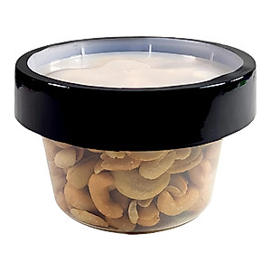 PACTOGO Black Shrink Bands - Fits Round Plastic Soup/Deli Containers Sizes 8-32 Ounces - Tamper Evident Seals (Pack of 250)