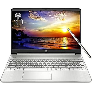 HP Flagship Touchscreen Laptop 15.6" HD Display, Intel Core i3-1115G4 Up to 4.1GHz (Beat i5-1035G4), 32 GB RAM - 1 TB PCie SSD, Numeric Pad, Bluetooth 5, Windows 11 Home, W/Styluus, Silver