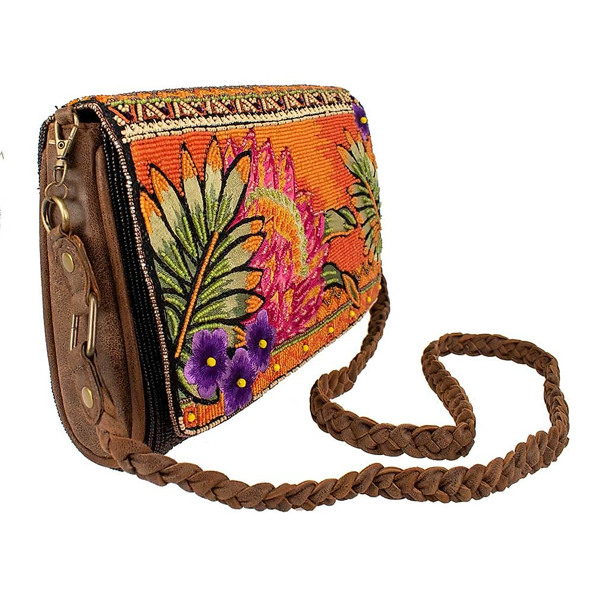 Mary Frances Desert Flower Crossbody Handbag, Multi