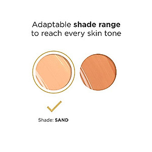 ISDIN Skin Drops, Face and Body Makeup Lightweight and High Coverage Foundation, Sand Shade for Fair to Light Skin Tone