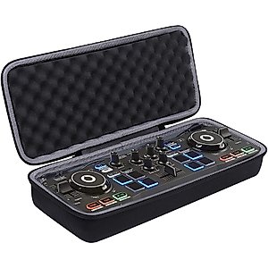 co2CREA Hard Travel Case replacement for Hercules DJ DJControl Starlight Pocket DJ Controller