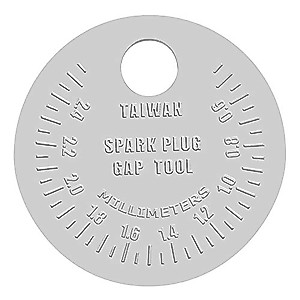Spark Plug Gap Gauge - Spark Plug Gap Measuring Tool Scaled from .020" to .100"