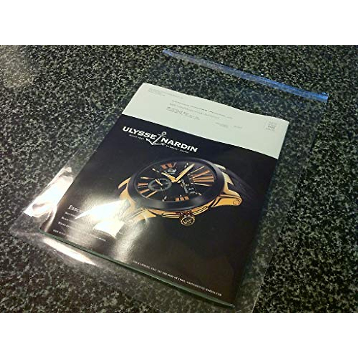 UNIQUEPACKING 100 Pcs 8 7/16 X 10 1/4 Clear Resealable Cello Cellophane Bags for 8x10 Print Mat Matting