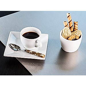 BIA Cordon Bleu 903217S4SIOC Espresso Cups Footed Cappuccino Mugs, One Size, White